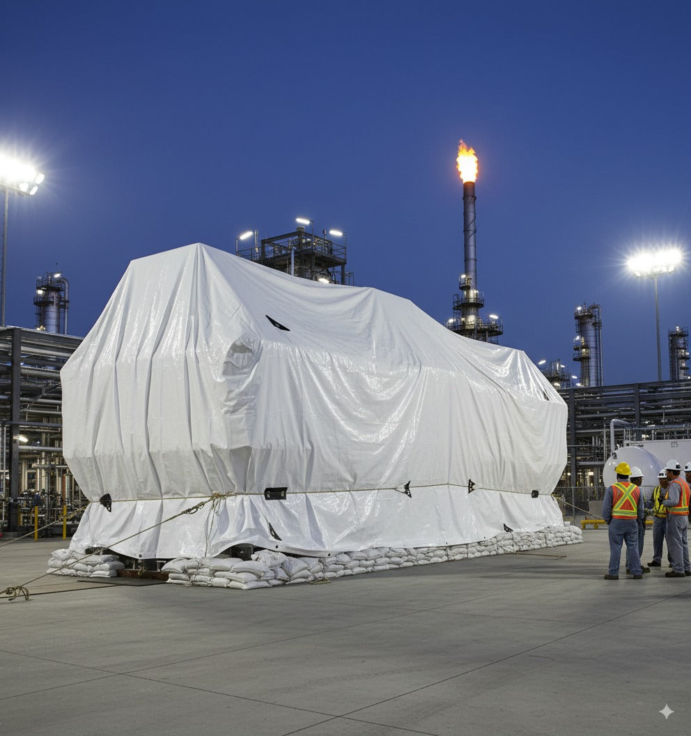 Flame Retardant Poly Tarps – American Tarps